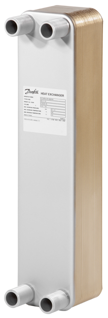 Danfoss gelöteter Wärmeübertrager MPHE XB 37H-1 110 PN25 G 1 A x 20mm