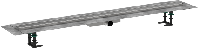 HG Komplettset RainDrain Compact 1200mm f.flache Installation BST